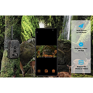 Meidase Cellular Trail Camera S950, Game Camera with 4G LTE, Clear 100ft No Glow Night Vision, Sends Picture to Cell Phone App