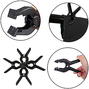 Folong Black Backdrop，Black Photo Backdrop，Black Screen Photo backdrop6 x 9 feet Black Photo Background Polyester Fiber, Non-Reflective Edge Treatment to Prevent Tearing 4 Clips