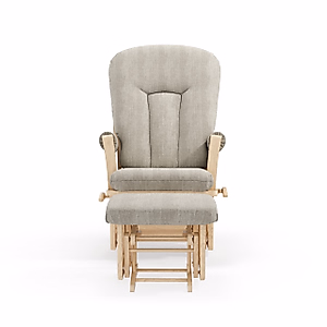 Dutailier Rose 2857 Glider Multiposition-Lock Recline with Ottoman