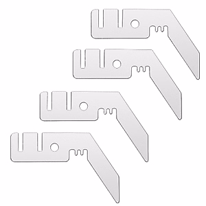 Wenyrich 3'' Double Crossbar Hanger 4Pcs Pipe and Drape,Wedding Valance Hanger for Backdrop Portable Curtain Stand Parties