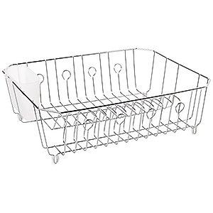 Rubbermaid Dish Drainer, Chrome (13.8"X17.6"X5.9")