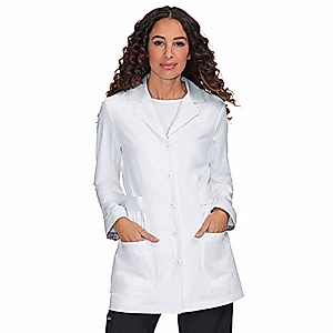 KOI 451 Women's Janice Scrub Labcoat White S