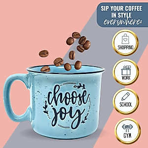 Cute Inspirational Motivational Coffee Mugs for Women - Unique Fun Gifts for Her, Wife, Friend, Mom, Sister, Teacher, Coworkers - Coffee Cups & Mugs with Quotes