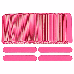Tbestmax 200 Disposable Mini Nail File Bulk 3.4 inch Double Sided Emery Boards for Fingernail Tools 150 Grit
