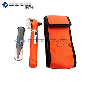 OdontoMed2011 LED Pocket Mini Otoscope Set Orange Color ODM