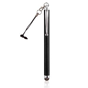 amPen Hybrid Stylus Pen - Interchangeable Hybrid Tip Touchscreen Stylus (Black)