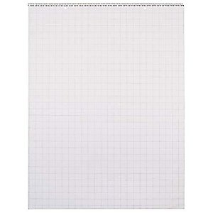 School Smart Chart Table Pad, 24 x 32 Inches, 1 Inch Grids, 25 Sheets, White