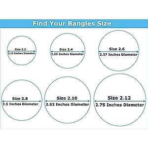 Laal Amrood Indian Glass Bangle Bracelet For Women & Girls Trendy Radium Colour Cutting Design Pattern Gift For Her, Mom, Sister (Pack of 24) (Radium, 2.6)