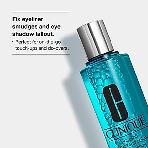Clinique Rinse-Off Oil Free Eye Makeup Remover Solvent | Safe For Sensitive Skin, 1 Fl Oz