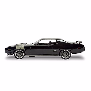 RMX Revell 85-4477 Fast & Furious Dom's 1971 Plymouth GTX 1:24 Scale 87-Piece Skill Level 4 Model Car Building Kit, Clear,White