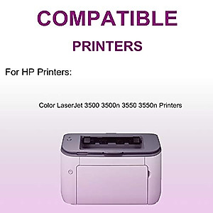 1 Pack (Black) Compatible Laser Printer Toner Cartridge Replacement for HP 308A | Q2670A Printer Cartridge use for HP Color Laserjet 3500 3500n 3550 3550n Printer
