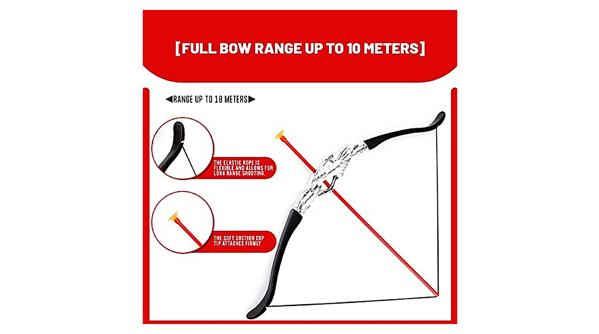 Liberty Imports Ninja Warrior Bow and Arrow Archery Set with Katana ...