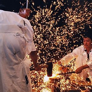 CANARY Corrugated Cardboard Scissors, Heavy Dudy Craft Scissors Japanese Stainless Steel Blade, Made in JAPAN, Blue (PS-6500H)