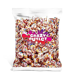 Smarties Lollipops Original Flavor - Bulk Pack 2 Pounds (About 100 Count) - Vegan-Friendly Hard Candy