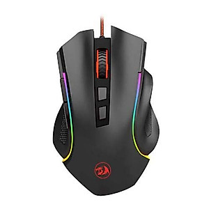 Redragon Black Griffin Gamer Mouse with RGB LED - M607, Unico