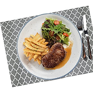 Shelf Liner Kitchen Drawer Mats, Non Adhesive EVA Material with Refrigeator Liners,Waterproof Durable Fridge Table Place Mats for Cupboard, Cabinets, Drawer Liner, Bathroom-Gray,11.8''x59''(1roll)