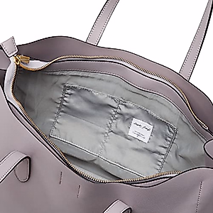 Legato Largo LH-P0003 Women's Tote Bag, Lightweight, A4, Large Capacity, Lavender