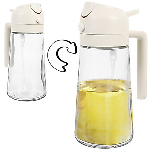Olive Oil Spray Bottle Glass Seasoning Bottle Kitchen Oil Container Cooking Oil Dispenser Glass Vinegar Pot Oil Bottle Kitchen Gadgets Oil Sprayer Oil Pot Vinegar Dispenser
