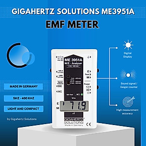 GIGAHERTZ SOLUTIONS ME3951A EMF Meter Kit 5Hz - 400kHz