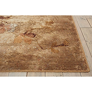 Nourison Somerset Floral Multicolor 7'9" x 10'10" Area-Rug, Easy-Cleaning, Non Shedding, Bed Room, Living Room, Dining Room, Kitchen (8x11)