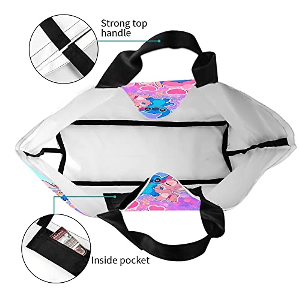 ch Totes Bag Shopping Shoulder Bags For Women Foldable Travel Work Large Reusable Portable Grocery Bag