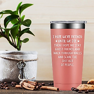 Fufendio Best Friend Birthday Gifts for Women - Friendship Gifts - Vacuum Insulated Tumbler Cup