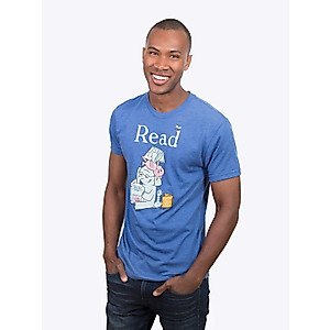 Out of Print Men's Elephant and Piggie Read T-Shirt Large