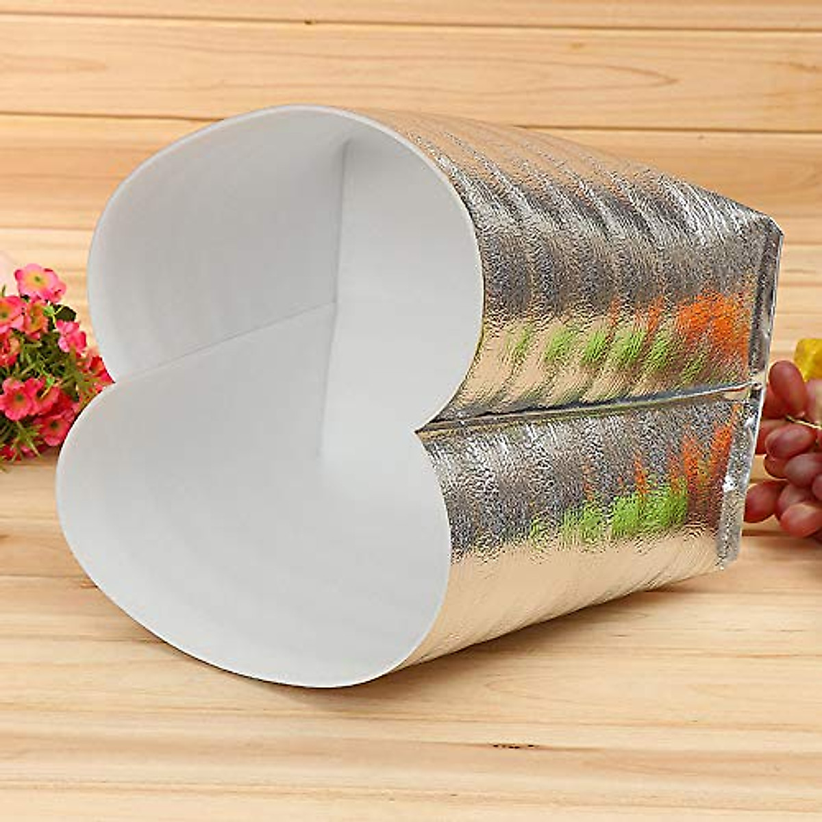 Reusable Insulated envelope Bags 13 X 8.5 X 12 Metalized Box Liners 8 PCS Thermal Box Liners for Lunch Box Shopping Bag Insulation Lining Waterproof Insulation Package