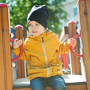 DRESHOW BQUBO 8 Pack Baby Hat Beanies Infant Toddler Hats for Boys Newborn Soft Cute Knit Hospital Hats for Babies Boys Beanie Cap