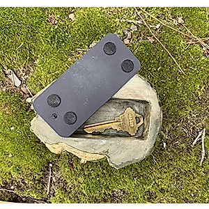 Top Brass Chunky Frog Key Hider Figurine - Cute Toad Garden Statue with Secret Compartment - Indoor / Outdoor