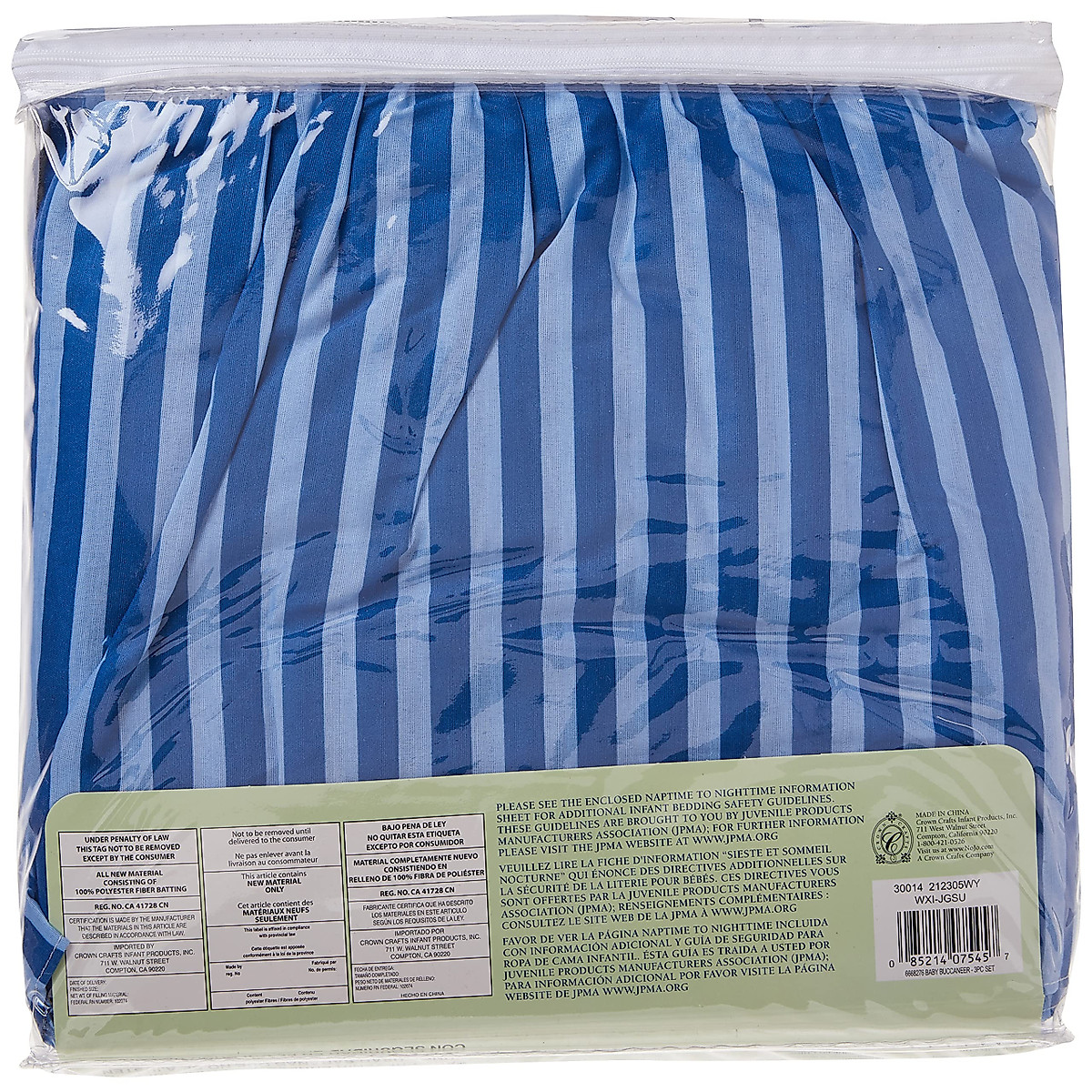 Little Bedding 3 Piece Comforter Set, Baby Buccaneer