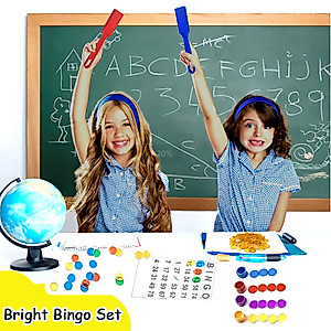 Dacefloy Magnetic Bingo Wand 7.5" Magnet Bar-1 Piece-Collect Tool for Paper Clips, Nails, Screws, Pins, Sewing Needles and Studs