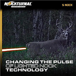 Nockturnal NT-202 -S Lighted Nock for Arrows with .244 Inside Diameter Including Carbon Tech, Victory, Carbon Impact, Carbon Revolution, Easton, Beman and PSE Brands - RED 3-Pack