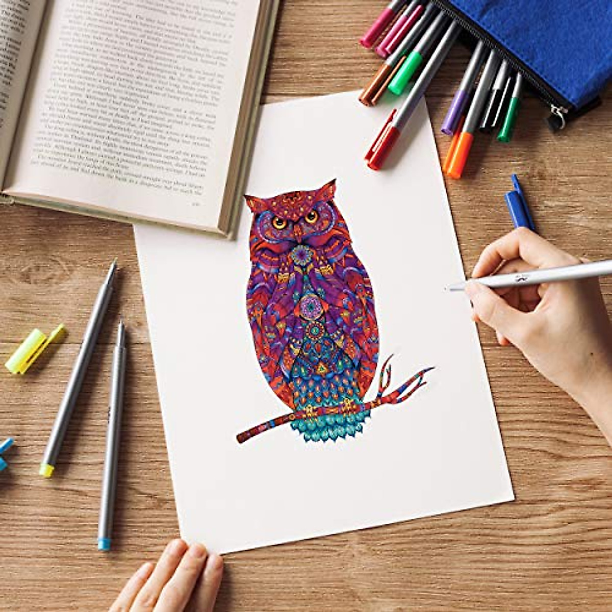 Mr. Pen- Pens, Fineliner Pens, 36 Pack, 0.4 mm, Pens Fine Point, Colored Pens, Journal Pens, Journals Supplies, Bible Supplies, Pen Set, Art Pens, Writing Pens, Fine Tip Markers