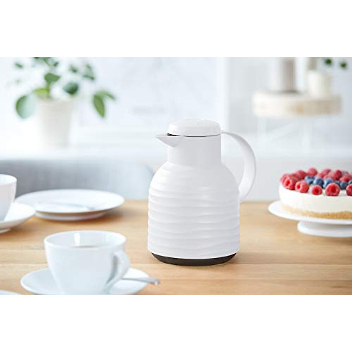 Emsa Samba Wave Vacuum Flask 1 Litre Plastic