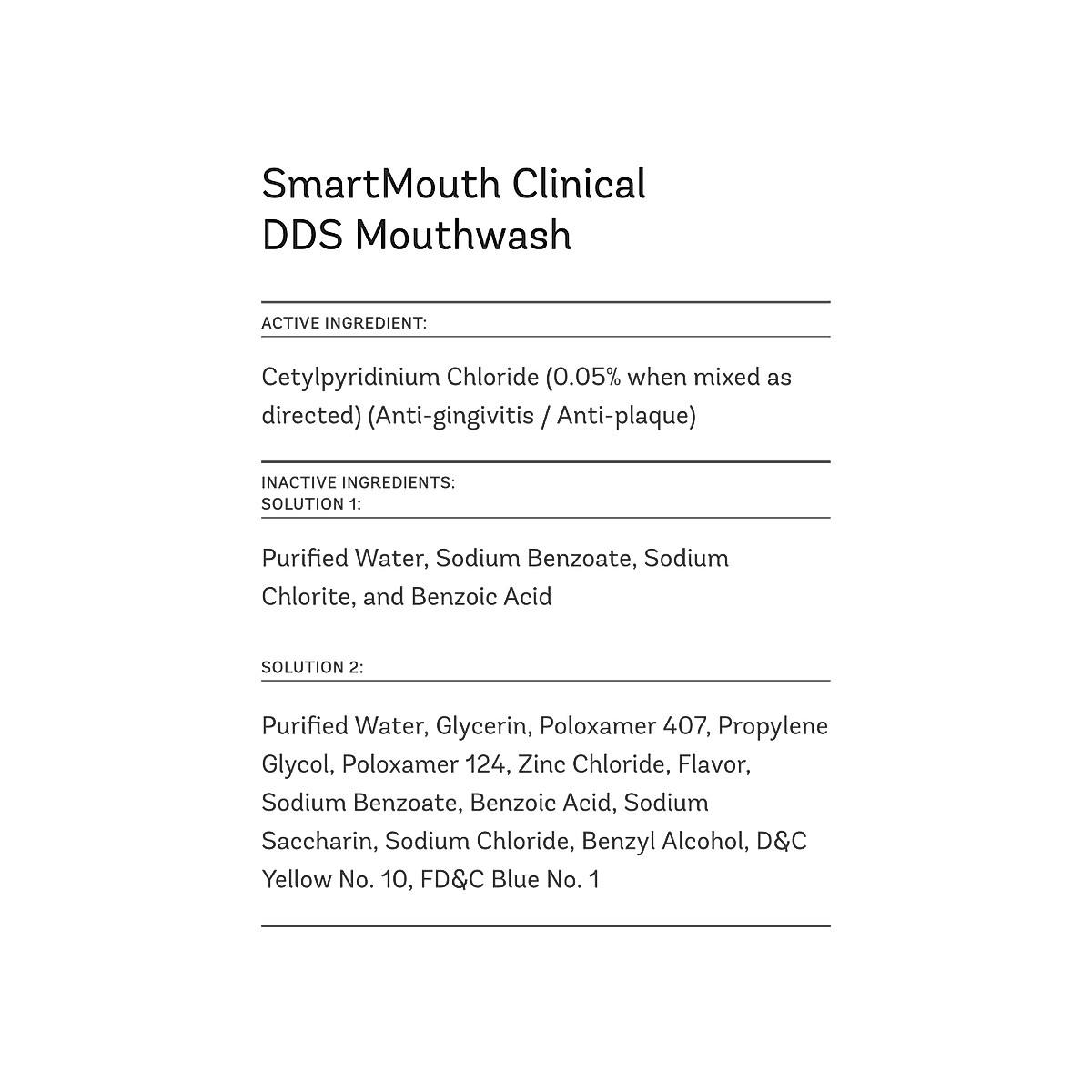 SmartMouth DDS Activated Clinical Mouthwash - Adult Mouthwash for Fresh Breath - Clinical Strength Mouthwash for Gum Health, Gingivitis & More - Clean Mint Flavor, 16 fl oz
