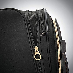 American Tourister Belle Voyage Softside Luggage with Spinner Wheels, Black, Carry-On 21-Inch