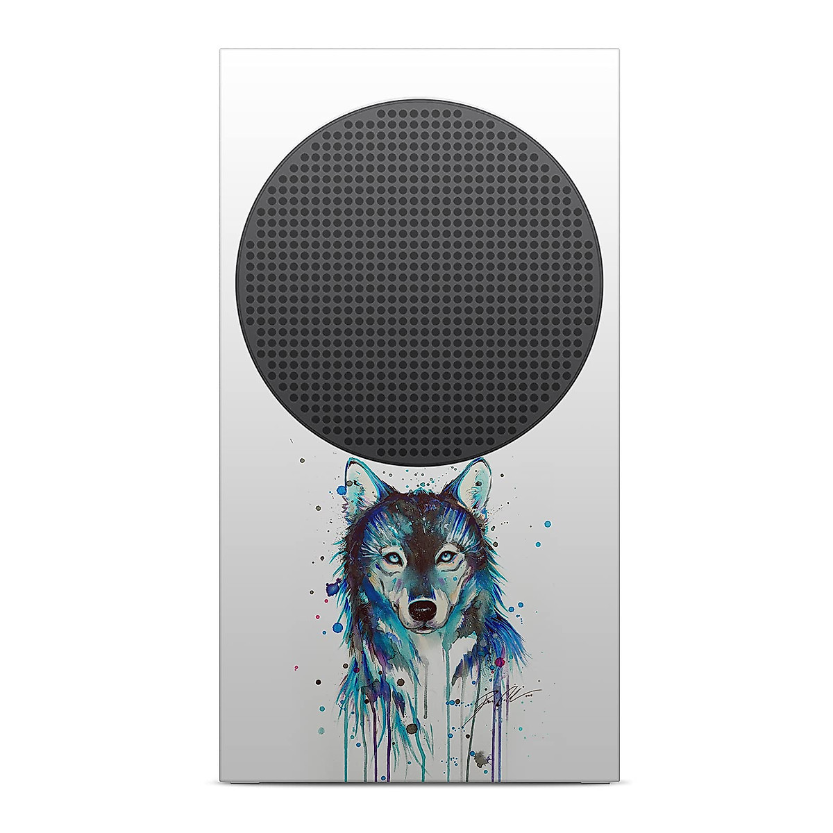 Head Case Designs Officially Licensed Pixie Cold Ice Wolf Art Mix Vinyl Sticker Gaming Skin Case Cover Compatible with Xbox Series S Console and Controller Bundle