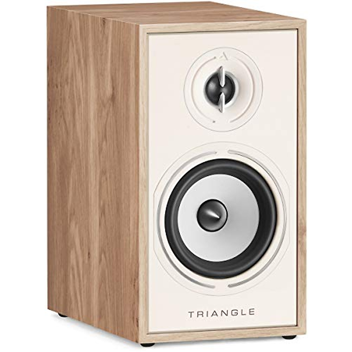 triangle - BOREA BR02 Hi-Fi Bookshelf Speakers - Power handling 80W - Output 89 dB/W/m - Versatile Music and Home Cinema - 176 x 310 x 274 mm - Light Oak (Pair)