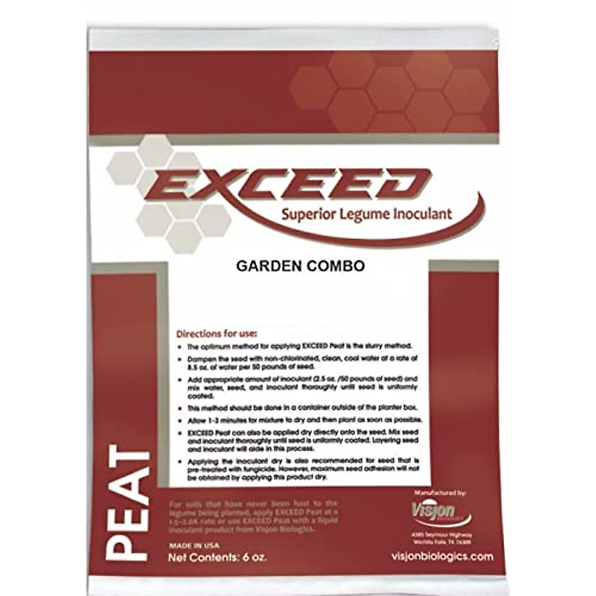 Hancock Seed Co. EL Type Inoculant, Garden Combo, 6 oz. Bag 6 oz.