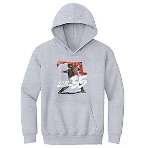 500 LEVEL Adley Rutschman Youth Sweatshirt (Youth Hoodie, Medium, Gray) - Adley Rutschman Baltimore State WHT