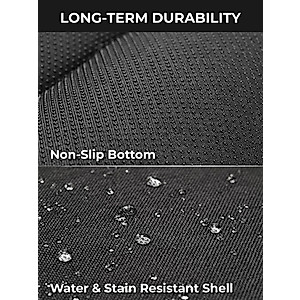 ORORO Heated Seat Cushion with Battery Pack, Foldable USB Heated Seat Cover Pads for Office Chair, Stadium, Camping (Black)