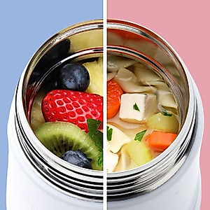 Zojirushi SW-EAE35KT Stainless Steel Food Jar, 12-Ounce, Hello Kitty Collection 50th Anniversary LTD