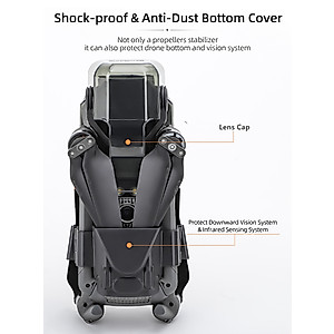 Mavic 3 Pro Prop Holder Propeller Fixator Stabilizer Bottom Cover Protector For DJI Mavic 3/3 Pro / 3 Classic Drone (Black)