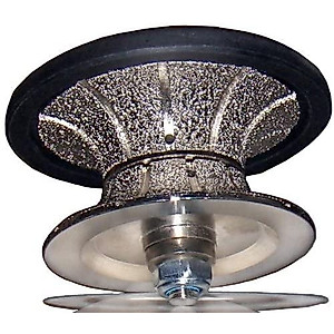 2" Full Bullnose V50 Profiler Wet Polisher 5" Diamond Polishing Pad Grinding Cup and ceramic porcelain mesh rim super thin saw blade stone granite marble polsh