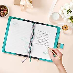 Billtigif Diary with Lock, Journal for Women Girls, Vintage Lock Journal Refillable Personal Locking Notebook Secret Journal with Combination Lock, 5.3'' x 7.8'' (Blue)