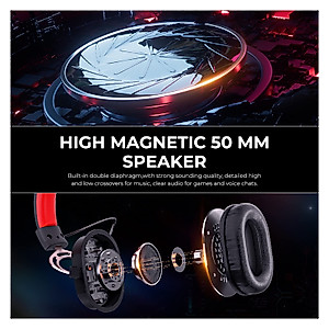 Compatible for HAVIT H2008d Wired Gaming Headset with 3.5mm Plug 50mm Drivers Surround Sound HD Mic Compatible for PS4 PS5 Xbox PC Laptop Gamer Headphone (Color : 7.1 USB and 3.5mm)