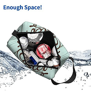 Women Lightweight Makeup Bag Pouch Compatible with Bunny Rabbit Eggs Blue Wooden Happy Easter Toiletry Bag, Funny Travel Cosmetic Bag Portable Bag with Zip for Office College