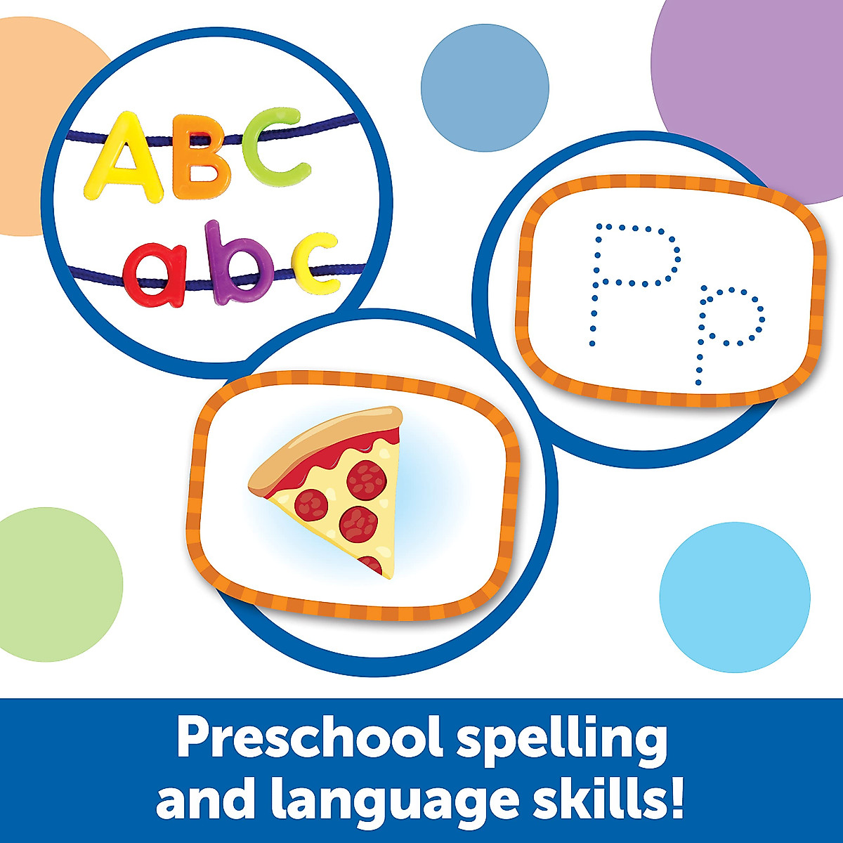 Learning Resources Skill Builders! Preschool Letters - 91 Pieces, Ages 3+ Toddler Learning Activities, Preschool Learning Materials, Homeschool Preschool Supplies, Alphabet Learning for Preschool