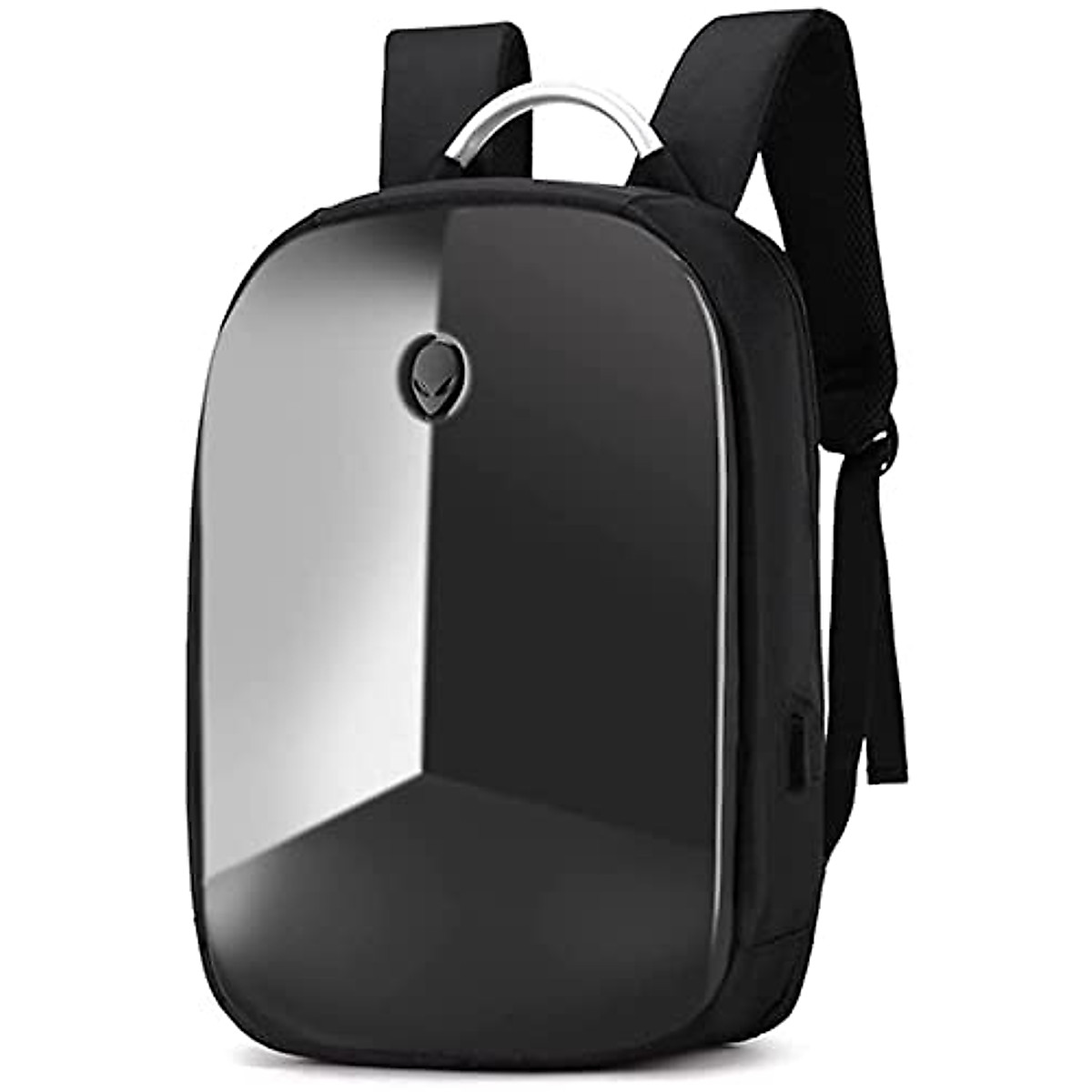 Laptop Backpack ,Men Hard Shell Backpack Business Bag With USB Charging Port Fit 15.6 inch Laptop (Black)